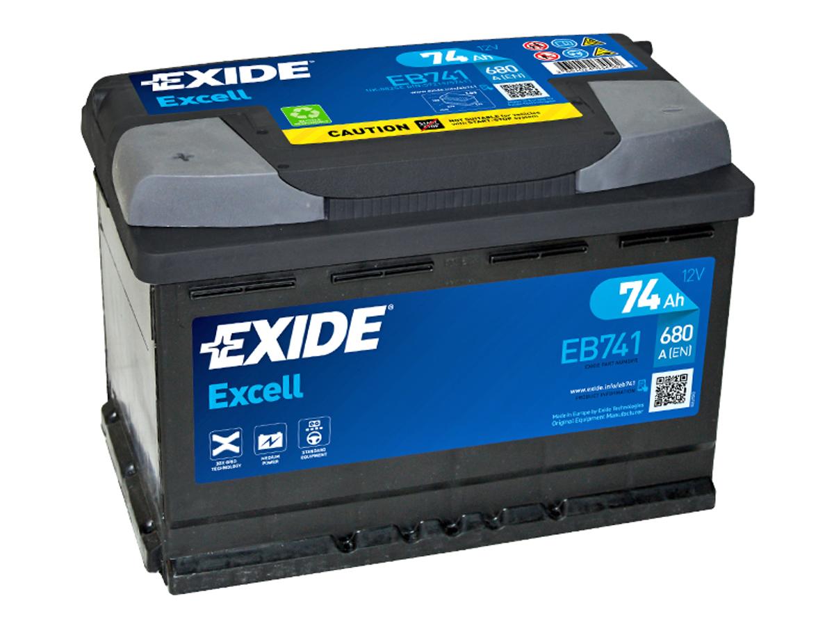 EXIDE Excell 74Ah 680A | AkkuA Joensuu
