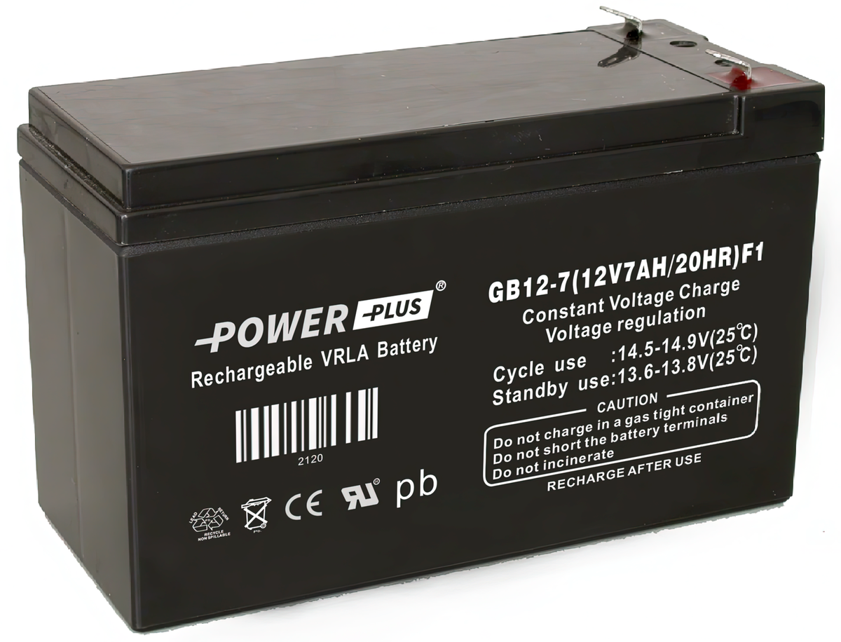 Power Plus Agm 12V 7Ah F1 | AkkuA Joensuu