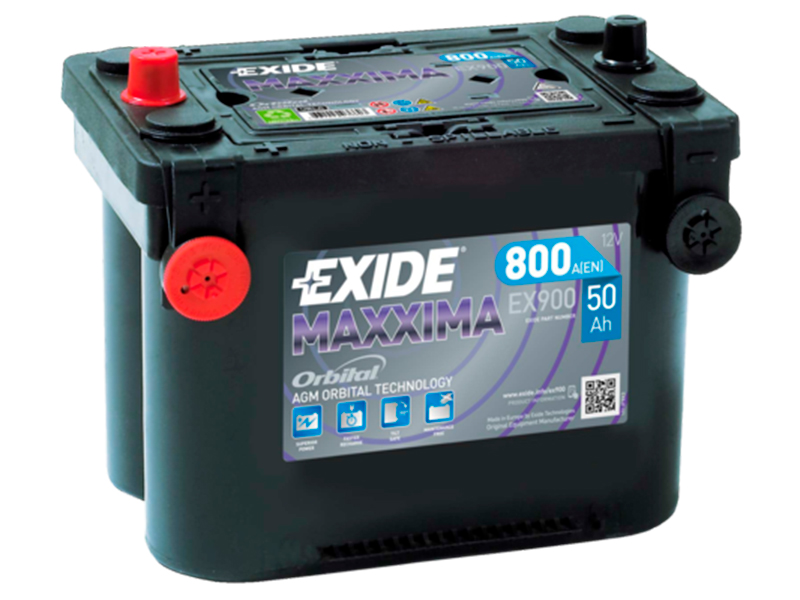 EXIDE Maxxima AGM Orbital 50Ah 800A | AkkuA Joensuu